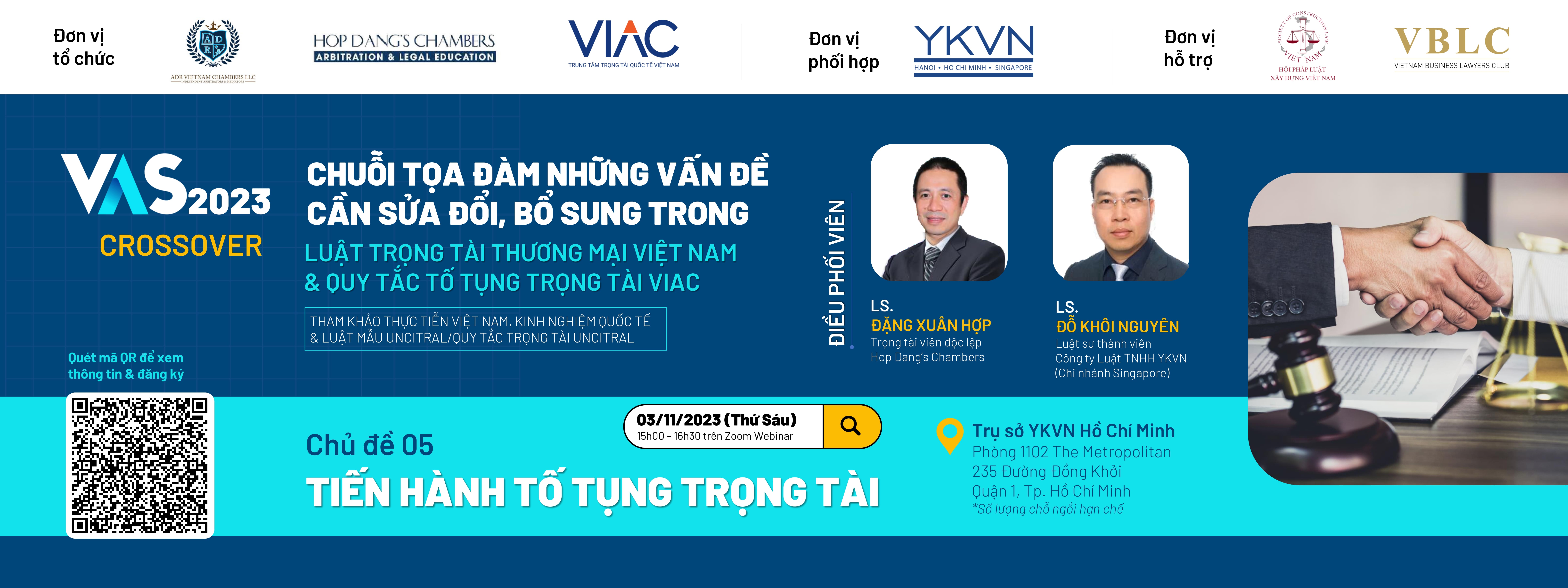 [VAS 2023 CROSSOVER] Chủ đề 05: Tiến hành tố tụng trọng tài | Tin tức ...